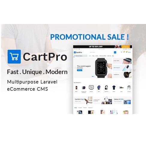 Jual CartPro eCommerce - Multipurpose laravel eCommerce CMS | Shopee ...