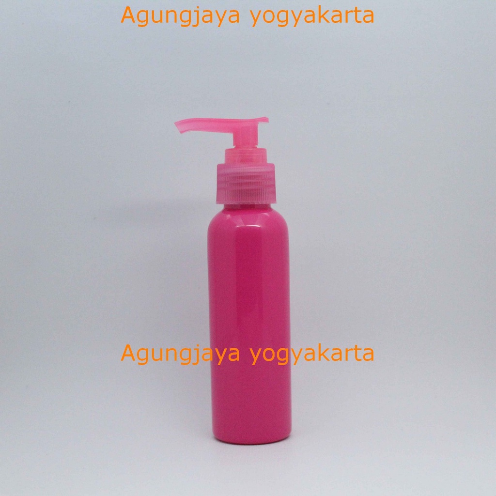 Jual Pet 100 Ml BR Merah Dof Tutup Pump Lotion / Botol Plastik / Botol Tutup Pump / Botol Lotion ...