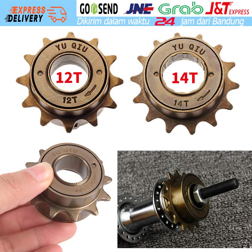 Jual Freewheel 12/14T Gir Belakang Single Speed Gear 12/14T Sepeda ...
