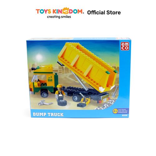 Jual Toys Kingdom Emco Dump Truck Kids Toy Toys Block Bricks Set Mainan ...