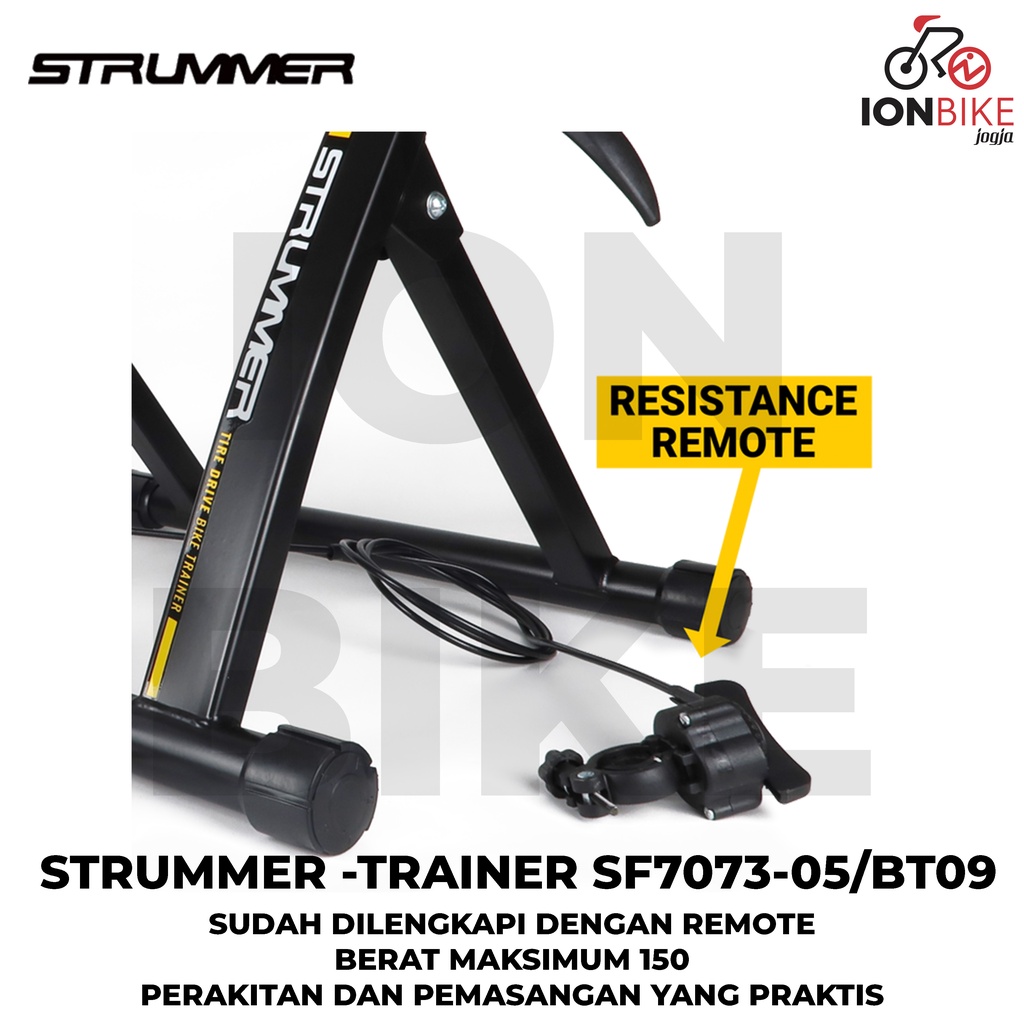 Jual Bike Trainer Strummer Remote Sepeda Untuk Latihan Gowes Di Rumah ...