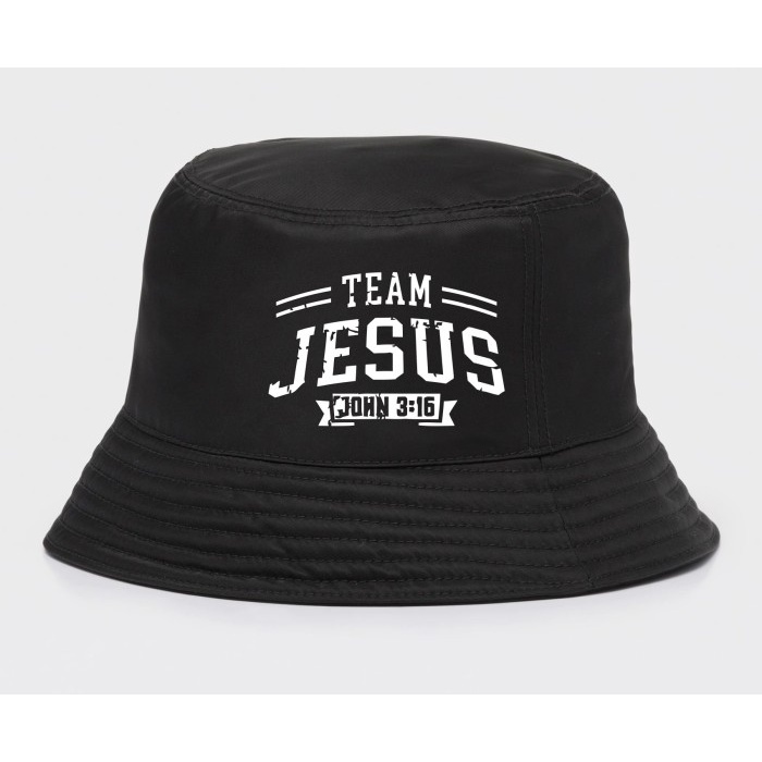 Jual Topi Bucket Rohani Kristen Team Jesus Christ Life Time Member ...