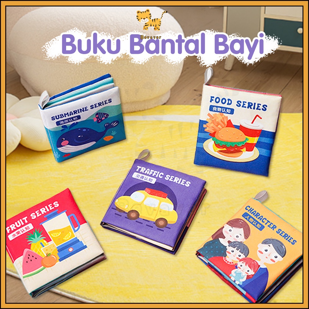 Jual ID BEVAVAR Buku kain bayi/Soft Book Bayi/Cloth Book Baby Early ...