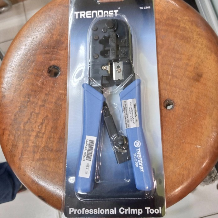 Jual Crimping Tool RJ45 + RJ11 Merk Trendnet TC-CT68/Tang Crimping ...