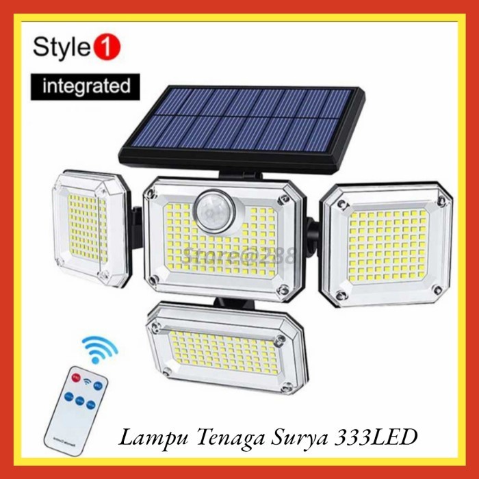 Jual Lampu Tenaga Surya Solar Cell Panel LED Terang Taman Teras Bohlam ...