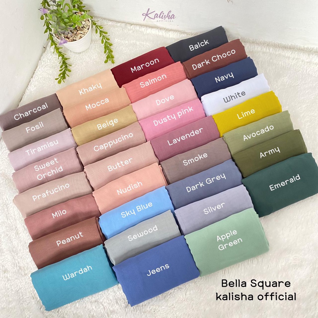 Jual Bella Square Hijab Segi Empat Bella Square Premium Kerudung Bella ...