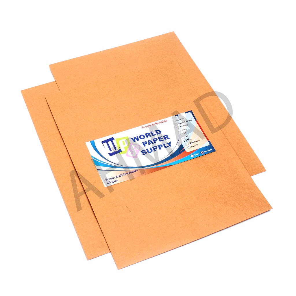 Jual WPS - Amplop Coklat MAP No Seal - PACK | Shopee Indonesia