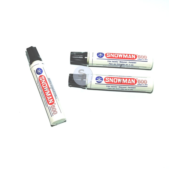 Jual SNOWMAN - Spidol Marker Permanent Jumbo 500 - Pcs | Shopee Indonesia