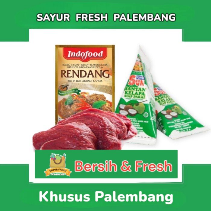 Jual Paket Rendang Sapi Daging Has Spesial - Sayur Fresh Pasar Perum ...
