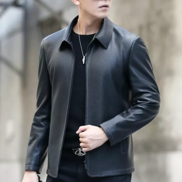 Jual jaket kulit asli garut terbaru/ jaket kulit asli pria modern semi ... Jual jaket kulit asli garut terbaru/ jaket kulit asli pria modern semi ...