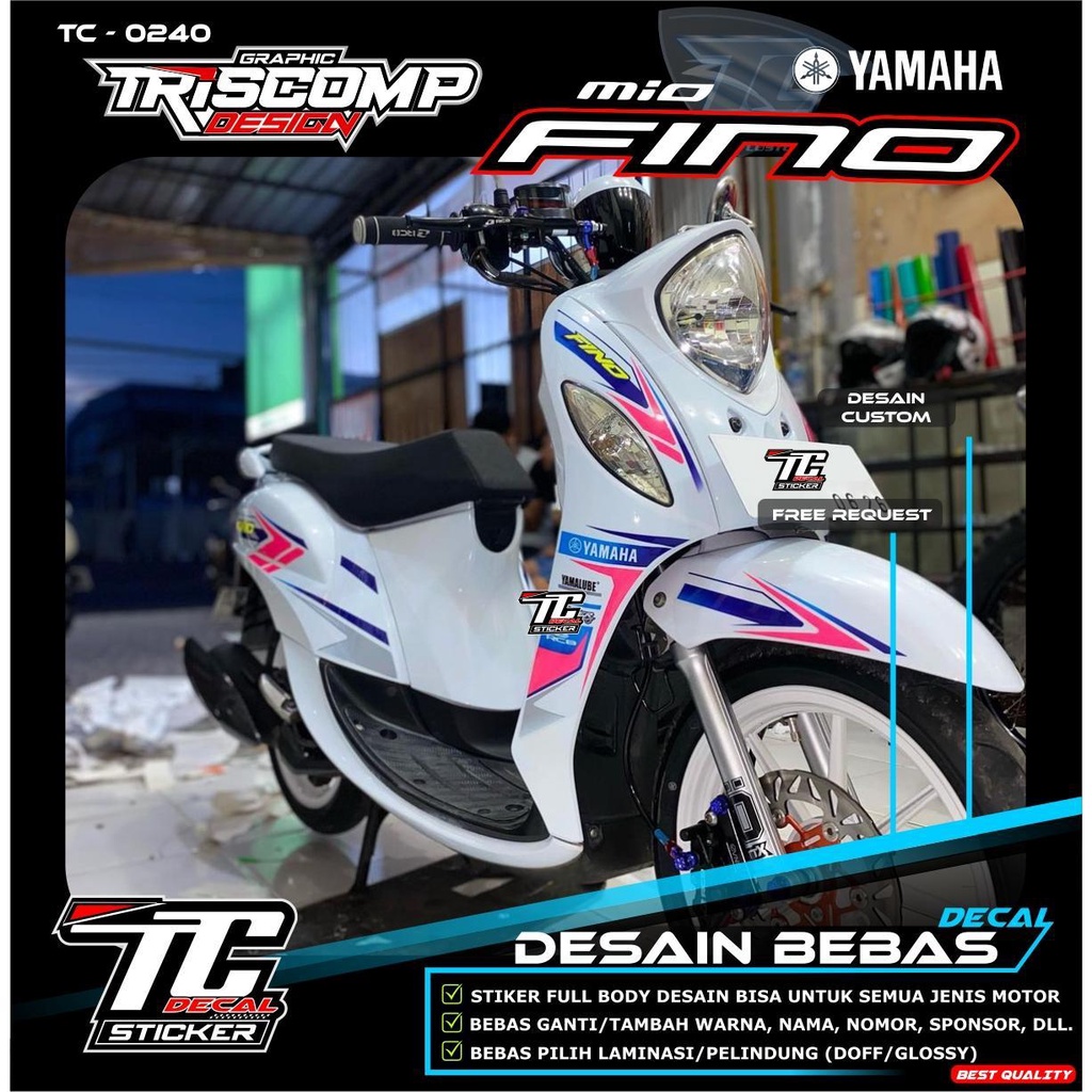 Jual Decal Fino 125 Sticker Full Body Desain Custom Bisa Request ...