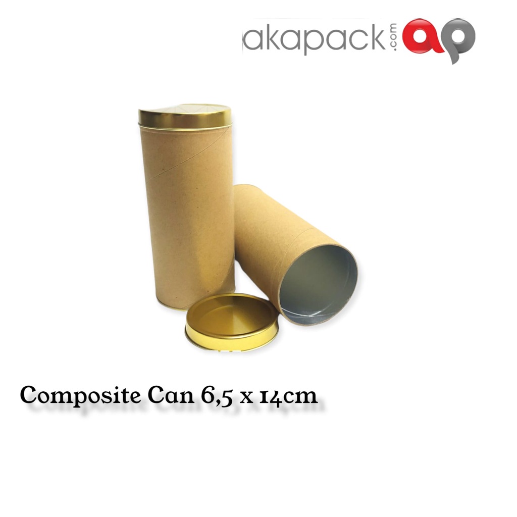 Jual Tabung Karton Laminasi Foodgrade 6,5x14 | Composite Can | Shopee ...