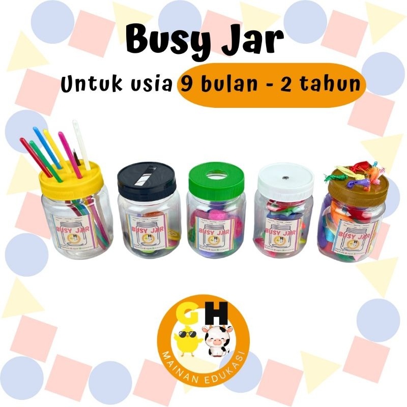Jual Mainan Edukasi Busy Jar Montessori EKONOMIS Bizzi Jar Motorik ...