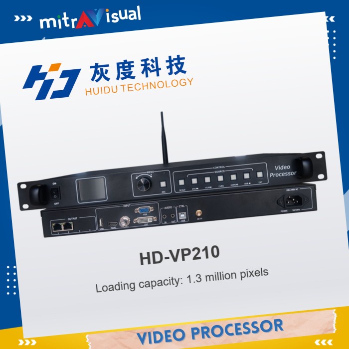 Jual HUIDU 3 in 1 LED Video Processor HDVP210A | Shopee Indonesia