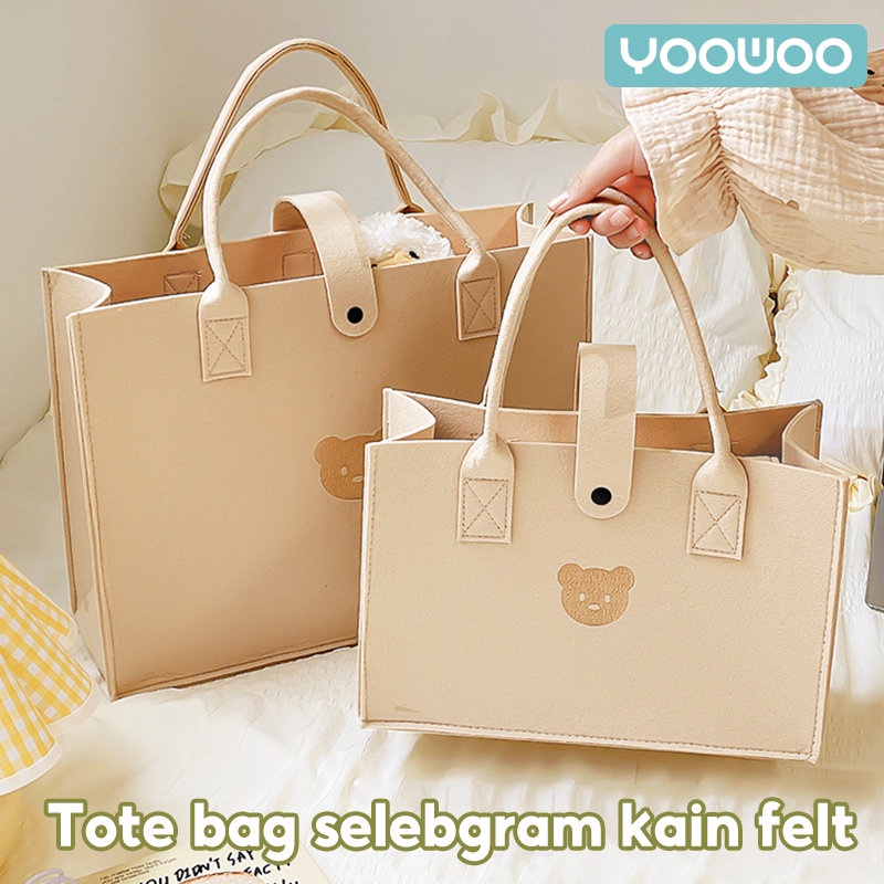 Jual YooWoo Tas jinjing / Tas beruang / Shoulder Bag / Hand Bag / Tas ...