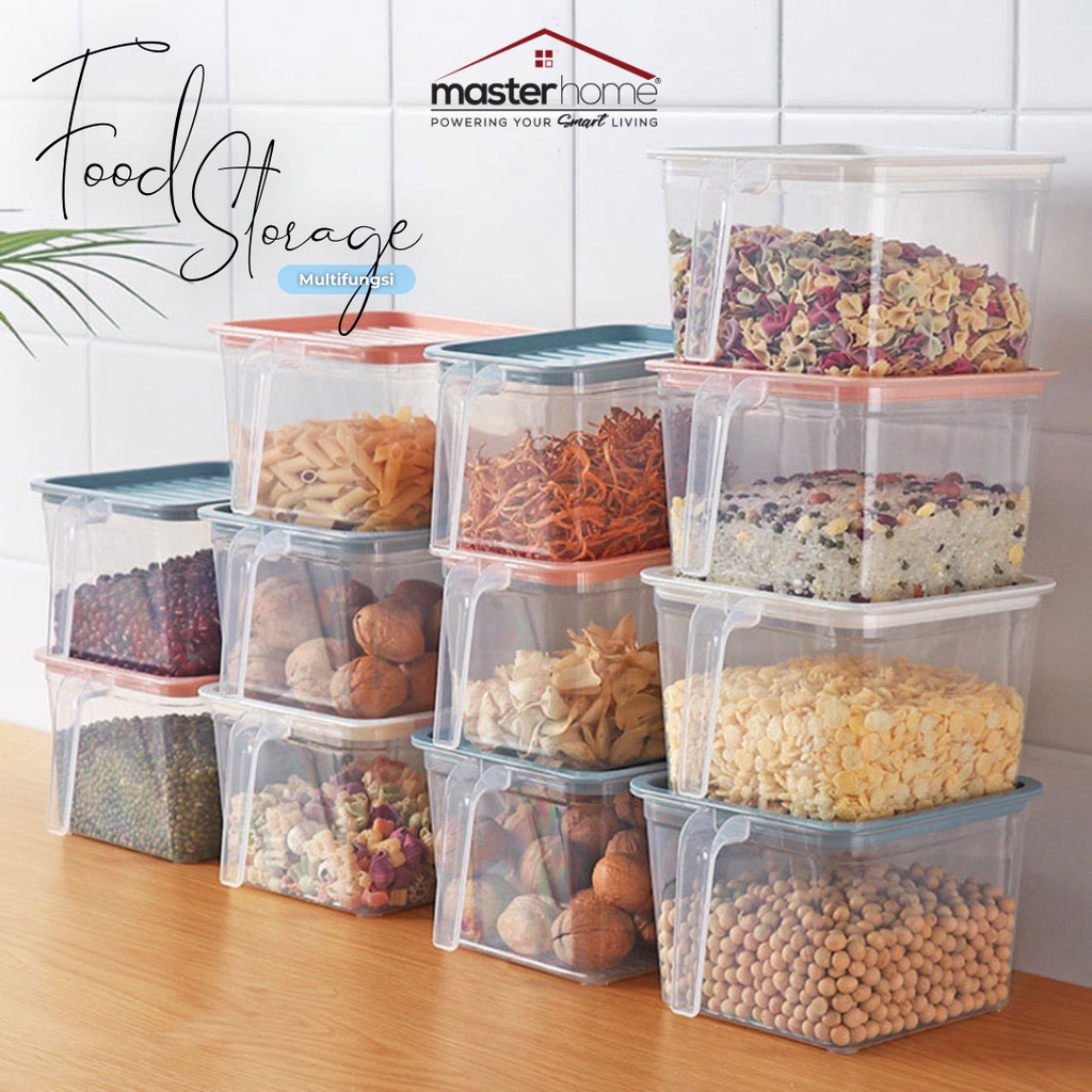 Jual Masterhome Kotak Kontainer Makanan Kulkas | Food Storage Box Kotak ...