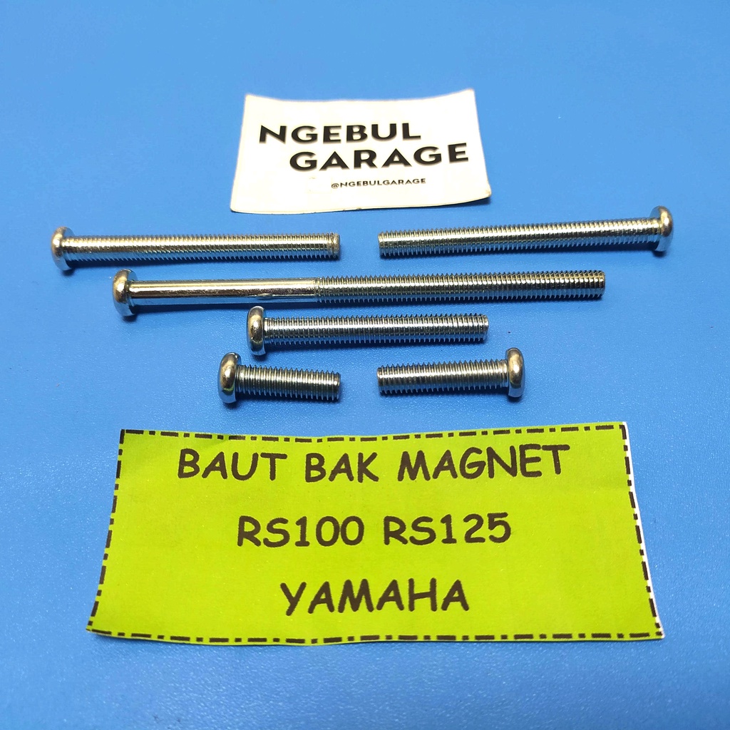 Jual Baut Bak Magnet RS100 RS 100 YAMAHA Silver | Shopee Indonesia
