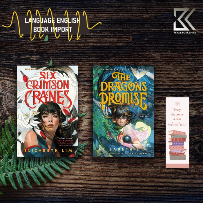 Jual Six Crimson Cranes, The Dragon's Promise By Elizabeth Lim - Six ...