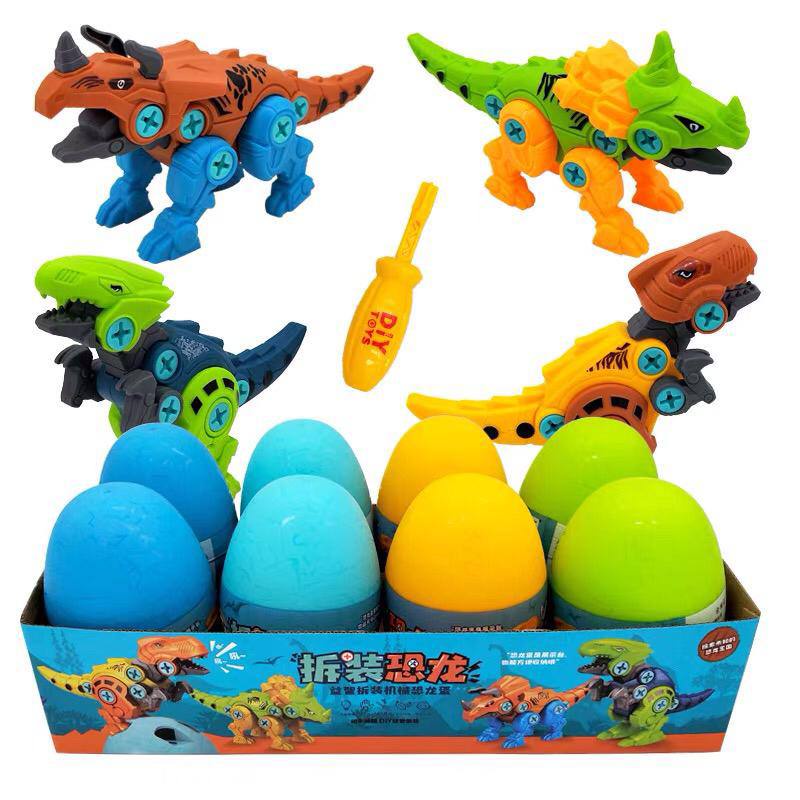 Jual MAINAN ACTION FIGURE TELUR DINOSAURUS MOTIF Tyranosaurus ...