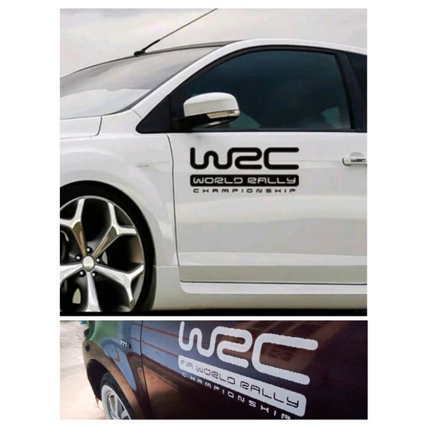 Jual Sticker WRC WORLD RALLY CHAMPIONSHIP STIKER MOBIL WRC | Shopee ...