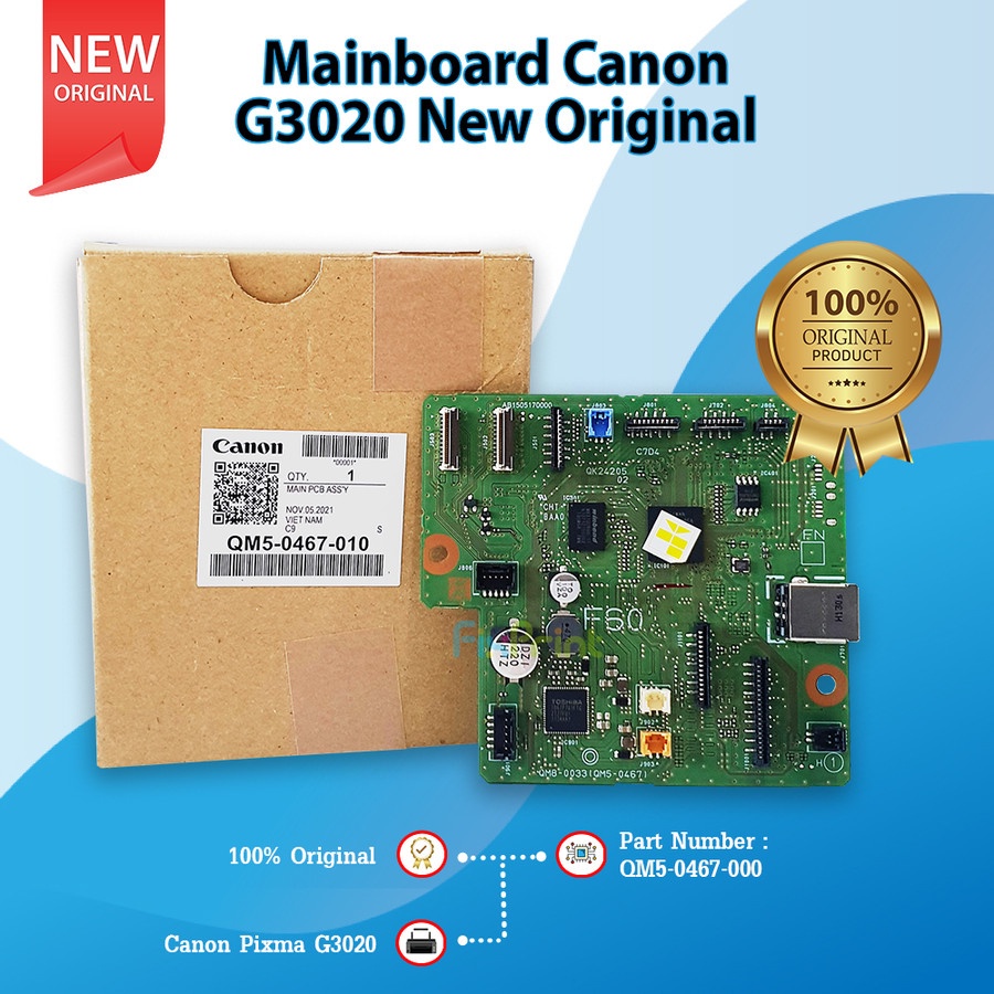 Jual Board Mainboard Printer Canon G3020 G-3020 Logic Motherboard ...
