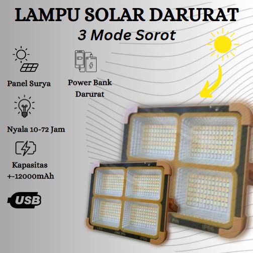 Jual LAMPU TENAGA SOLAR SURYA TUBE CAS HP TENAGA MATAHARI SOLAR CELL ...