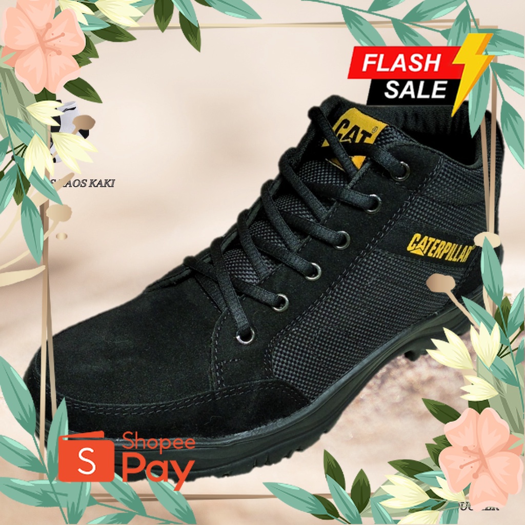 Jual Modis Gaya Style macho / Sepatu caterpilar Semi Boots Pria Keren ...