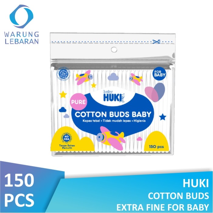 Jual Huki Cotton Bud Extra Fine Baby 150s | Shopee Indonesia