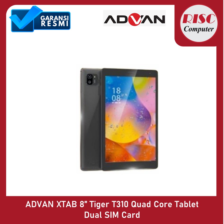Jual ADVAN XTAB 8” Tiger T310 Quad Core Tablet Dual SIM Card | Shopee ...