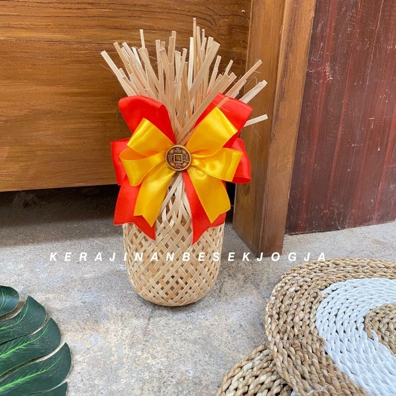 Jual bambu anyaman (IMLEK 2024) KUE KERANJANG IMLEK KRONGSO IMLEK ...