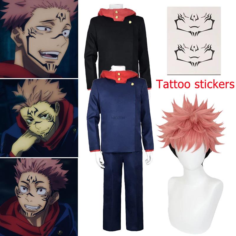 Jual PREORDER Anime Jujutsu Kaisen Yuji Itadori Cosplay Costume Yuji ...