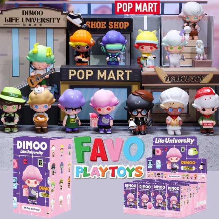 Jual POP MART Dimoo Life University Series Blind Box Figure | Shopee ...
