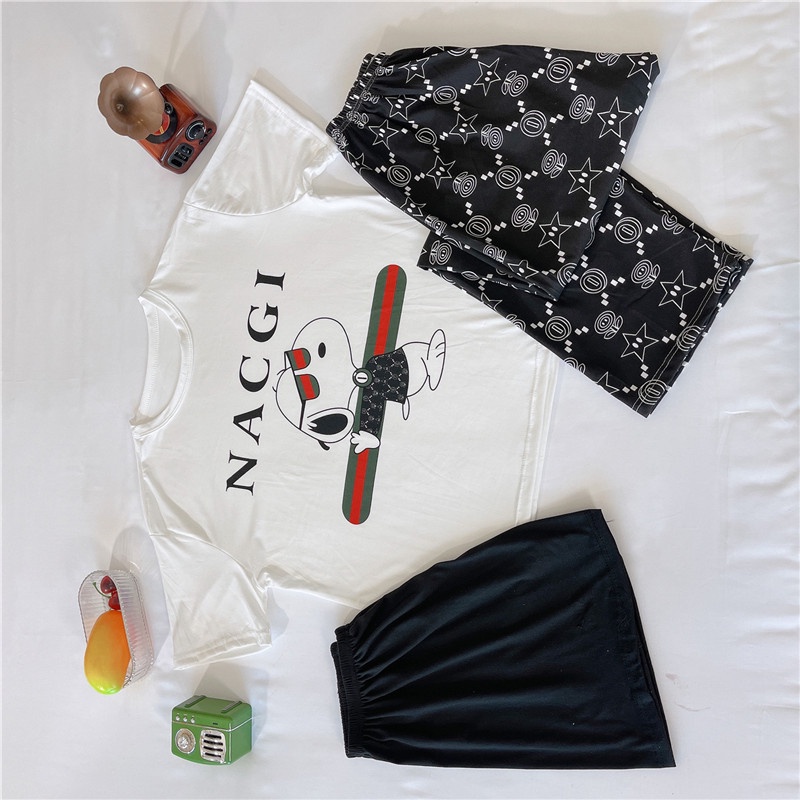 Jual Setelan Baju Kaos Celana Tidur Piyama Wanita Cewek Dewasa Lengan ...