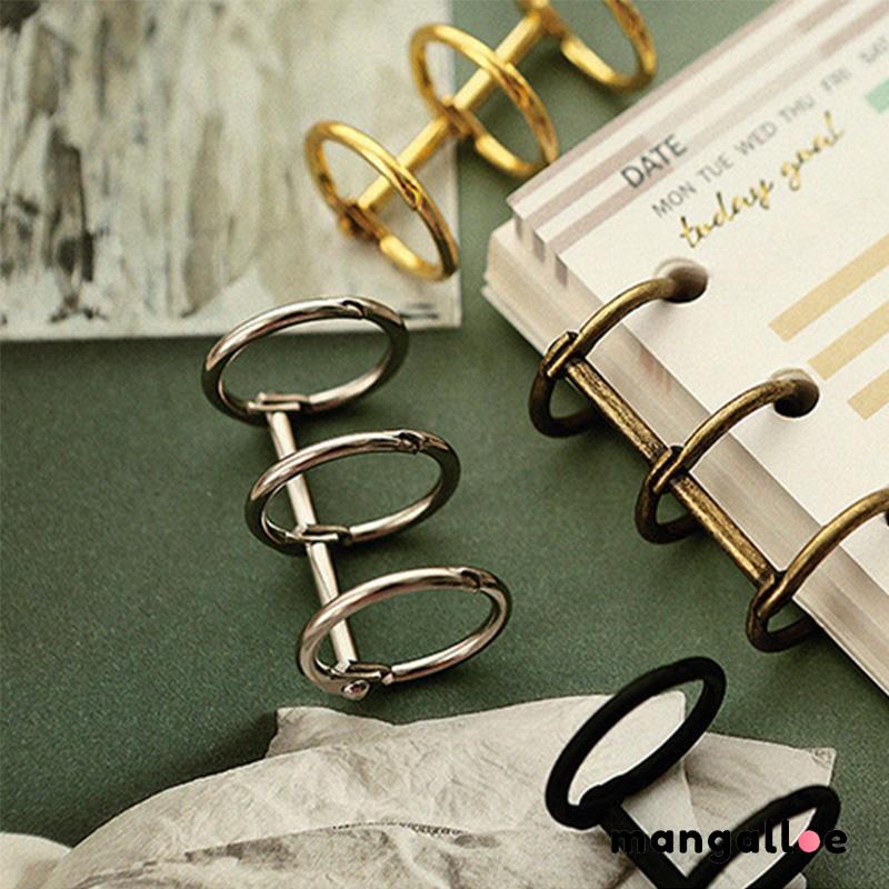 Jual COD 3 Lubang Klip Logam Bergerak Untuk Terbuka Kalender Meja Buku ...