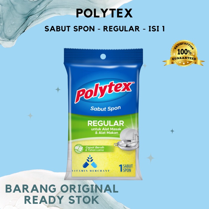 Jual Polytex Sabut Spon Cuci Piring Regular | Shopee Indonesia