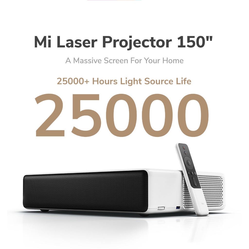 Jual Xiaomi Mi Laser Projector 150" Ultra Short Throw Distance | Shopee ...