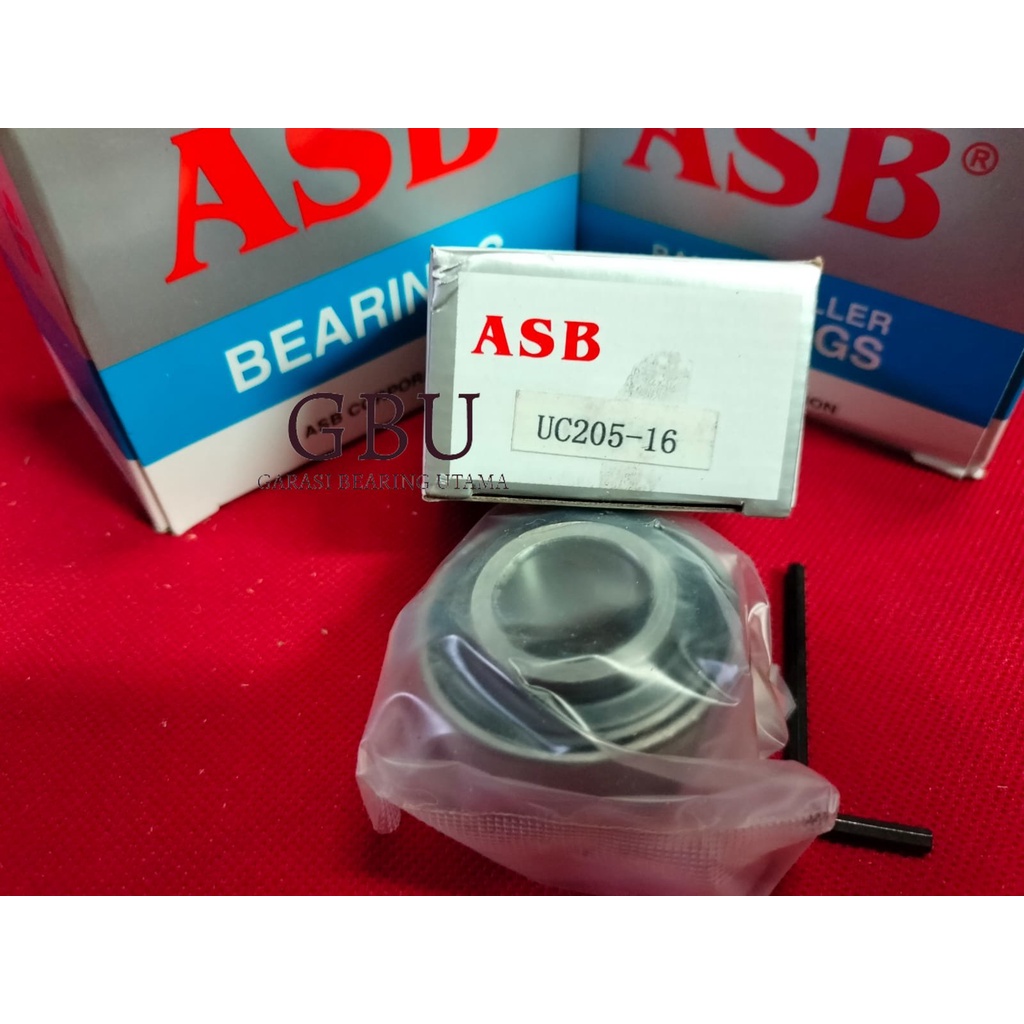Jual Bearing UC 205-16 AS 1 inch ASB ORIGINAL ( minimal pembelian 3pc ) | Shopee Indonesia