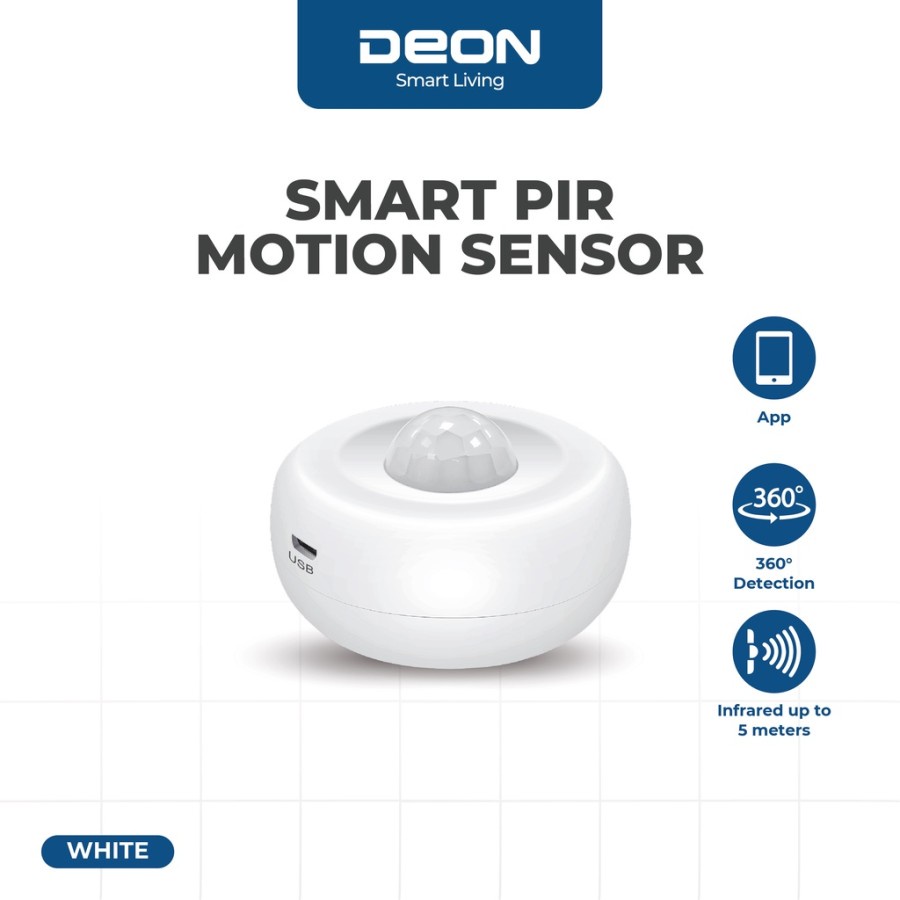Jual DEON Smart PIR Motion Sensor Gerak | Shopee Indonesia