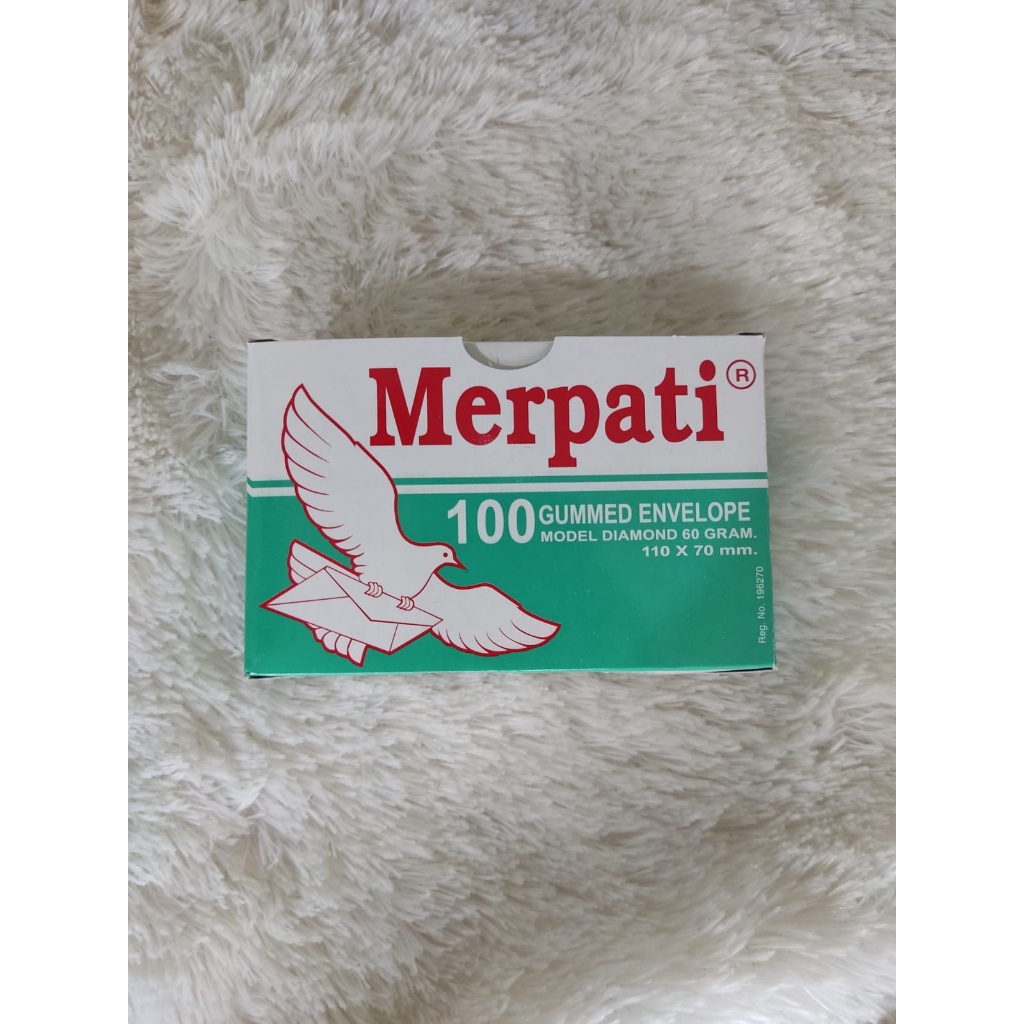 Jual Amplop Merpati 60 gr Hijau Kecil ( 110 x 70 mm ) | Shopee Indonesia