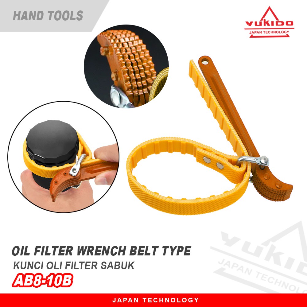 Jual DIJAMIN KUAT Kunci Filter Oli model Sabuk 8'' / Kunci Saringan ...