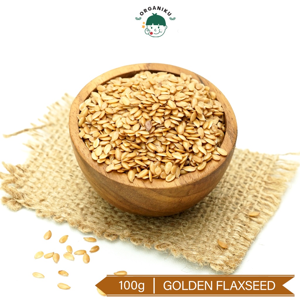 Jual Organic Golden Flax Seed 100g / Biji Rami Organik 100g (CitraFood ...