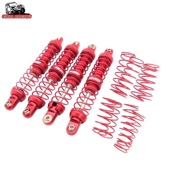 Jual 4pcs shock absorber cool racing RC scx10 trx4 rc4wd Red | Shopee ...