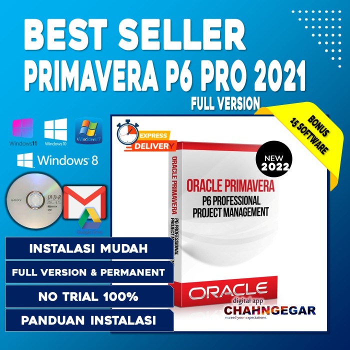 Jual Software Oracle Primavera P6 v21 Profesional 2022 Full Version ...