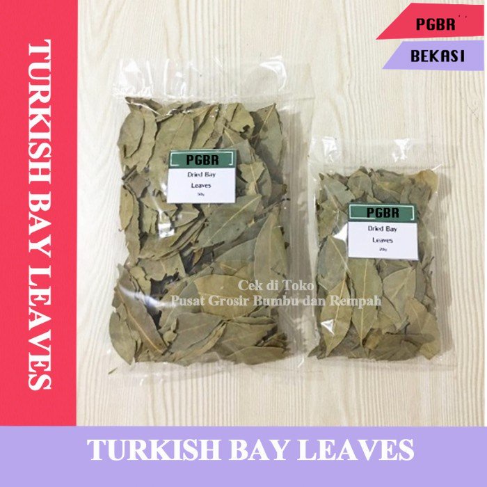 Jual BAY LEAVES 1 KG / TURKISH BAYLEAVES 1 KG / Dried Bay Leaves 1 KG / Daun Salam Kering ...