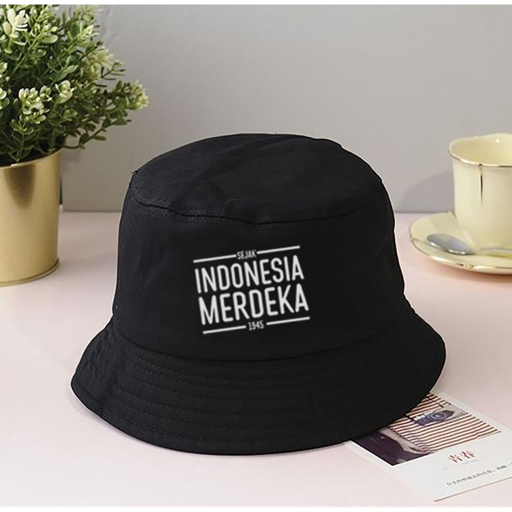 Jual Topi Bucket Hat Pria dan Wanita Special Kemerdekaan Sejak ...