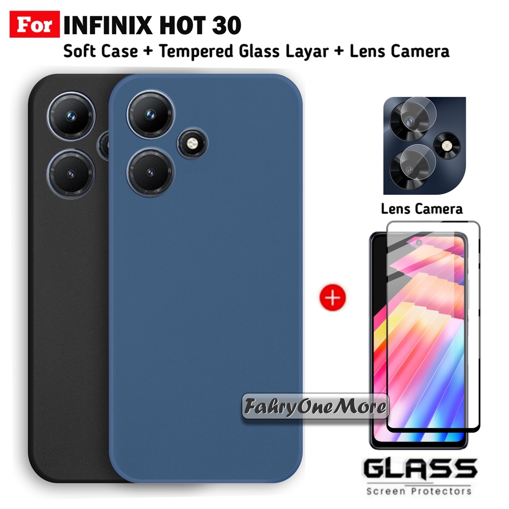 Jual Casing Hp Infinix Hot 30 30i Soft Case Anti Licin Free Screen Guard Dan Lens Camera ...