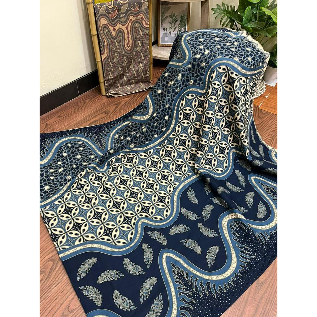 Jual Kain Batik SOLO motif 3 negeri warna navy ( Modern Premium ...