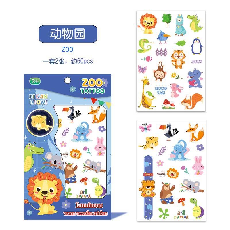 Jual (Pimenova) sticker tatto anak motif DISNEY glow in the dark tatto ...