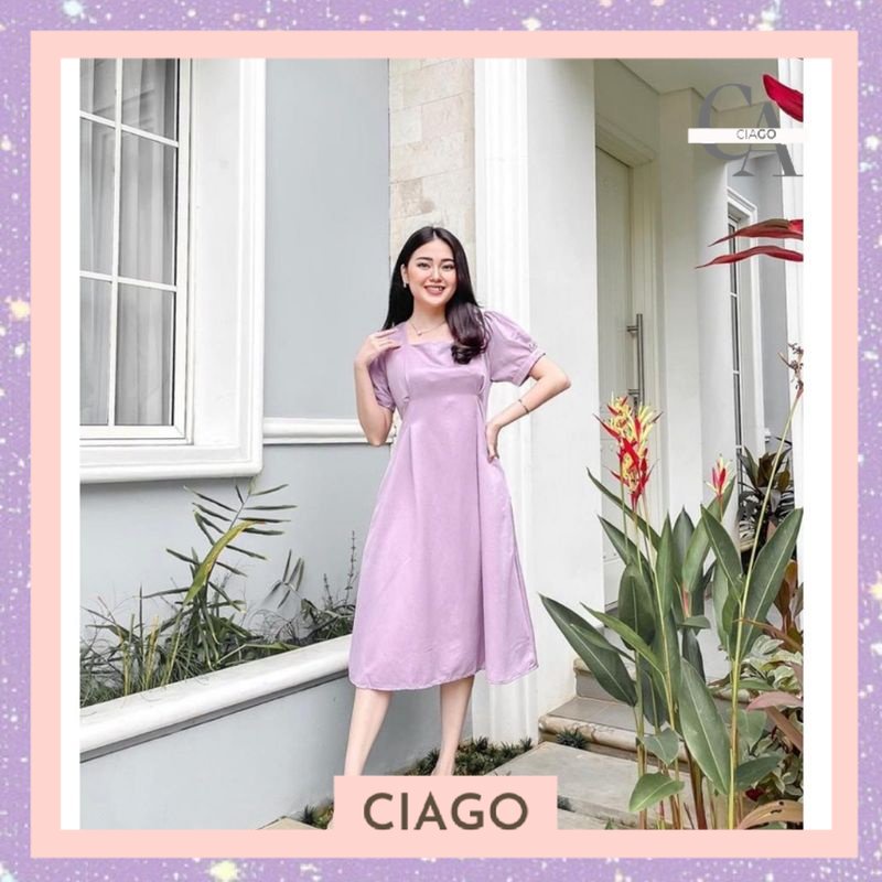 Jual Ciago Fashion Dress Elegan - Dress Pesta - Dress Kondangan - Dress ...
