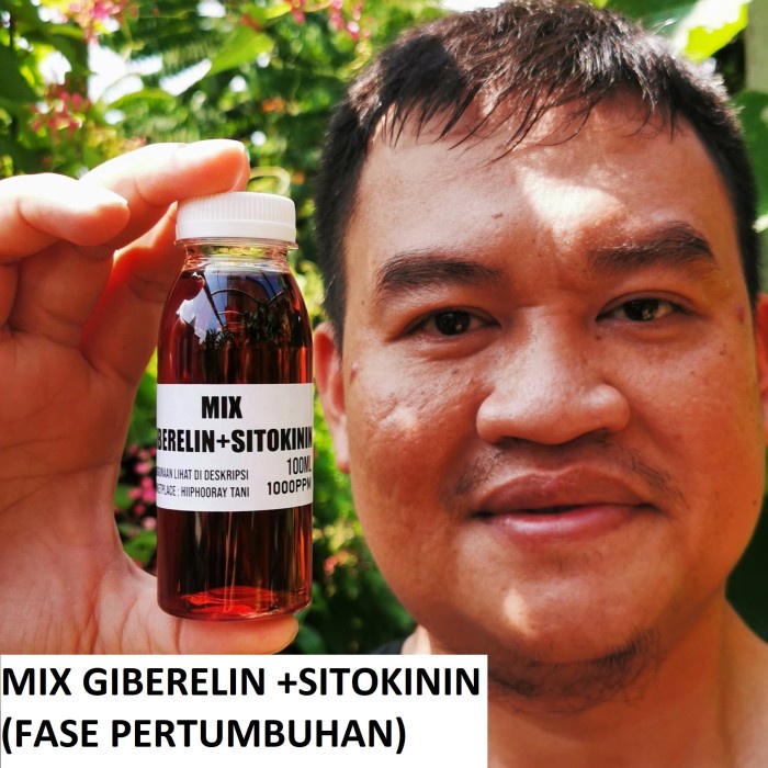 Jual Hormon Tanaman Mix Giberelin Sitokinin 100ml Fase Vegetatif ...